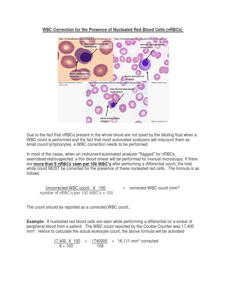Corectare WBC Cu NRBC | PDF