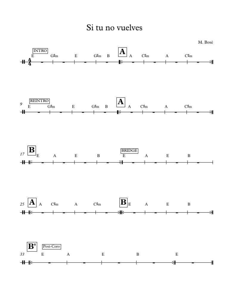 Si Tu No Vuelves | PDF