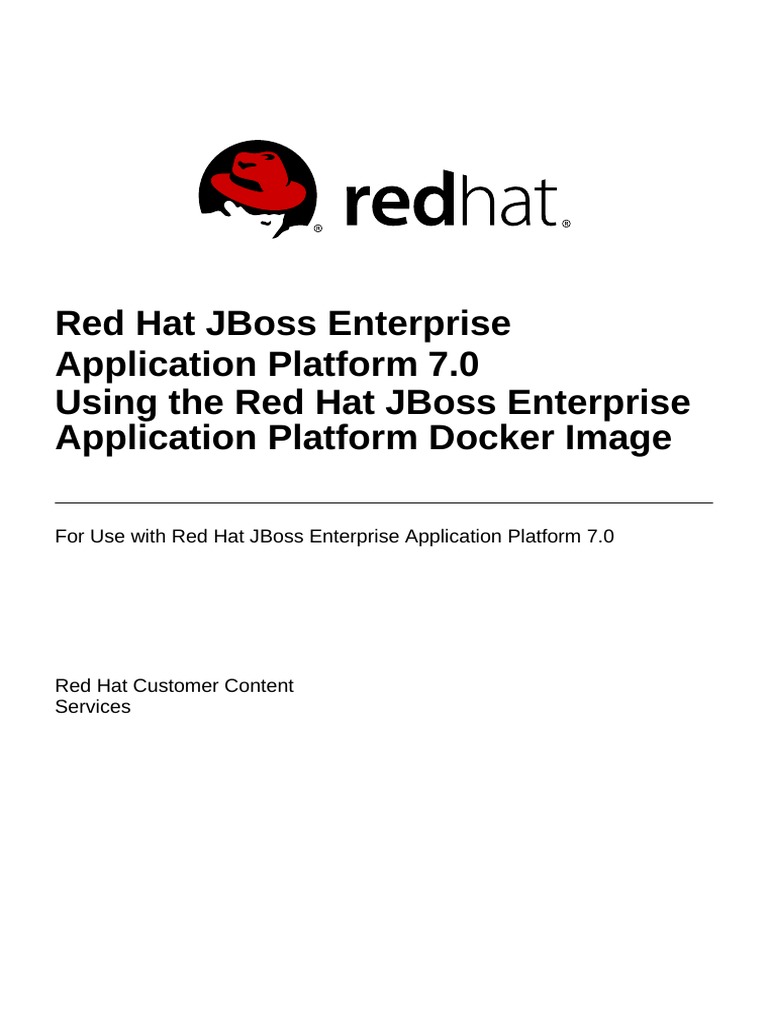 Red Hat JBoss Enterprise Application Platform-7.0-Using The Red Hat ...