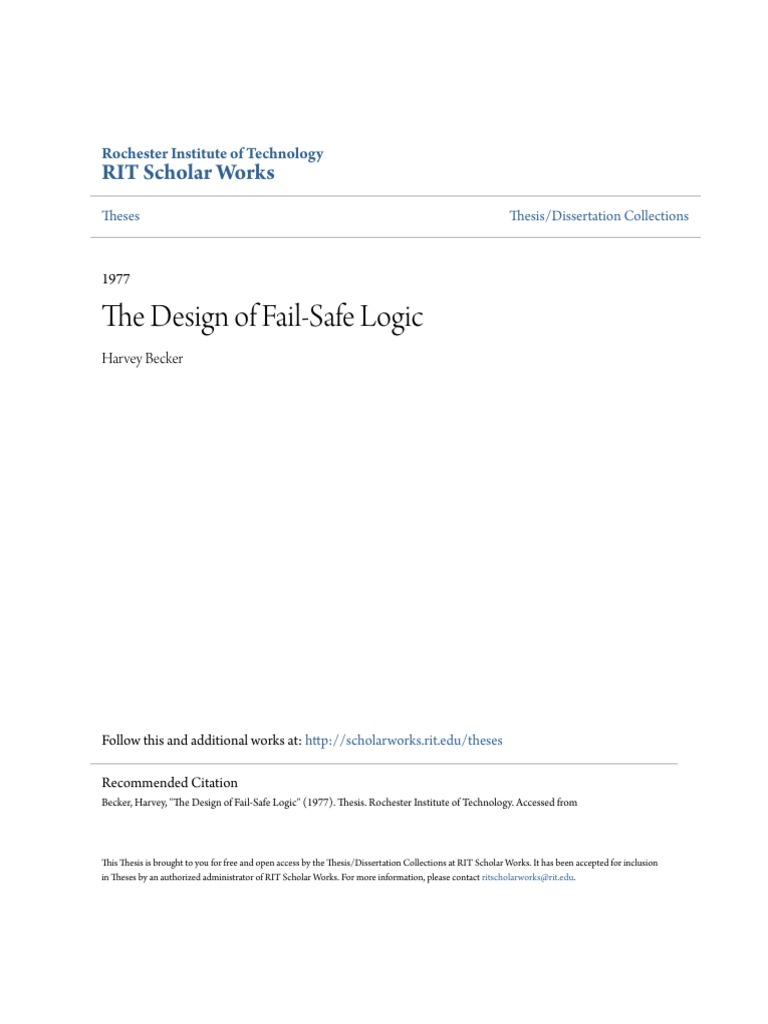 Fail-Safe Logic Design Guide | PDF | Electronic Circuits | Cmos