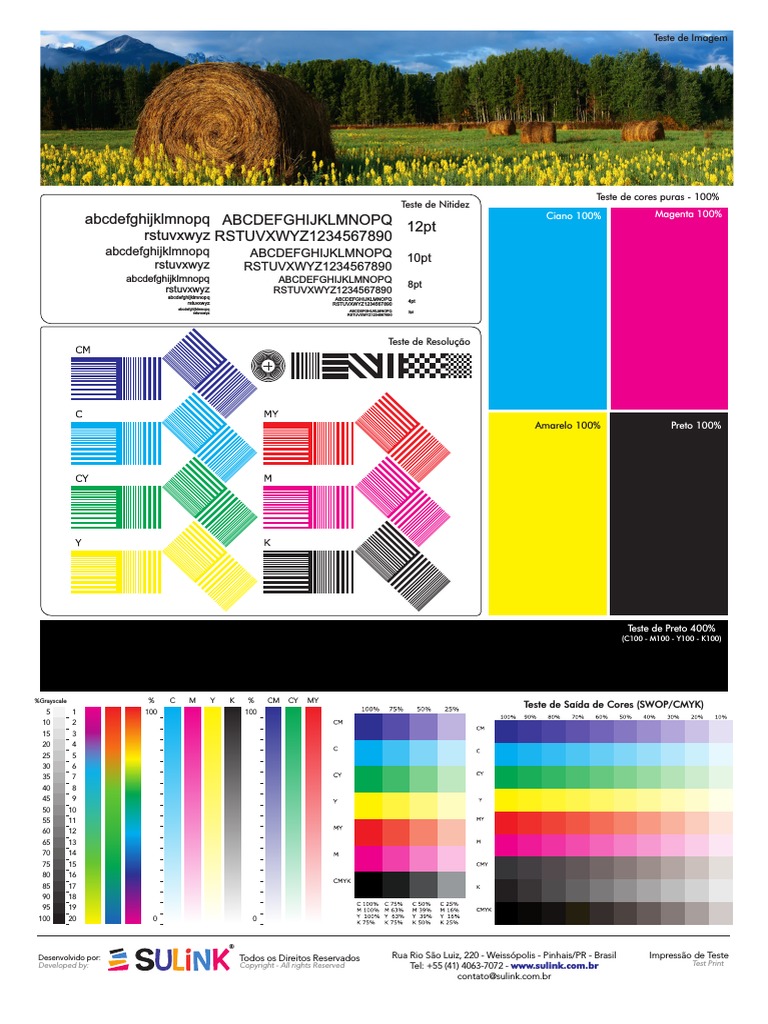 Testprint - Completo | PDF | Tecnología de medios | Ligero