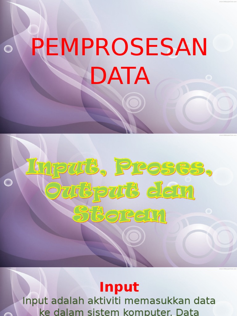 Pemprosesan Data | PDF