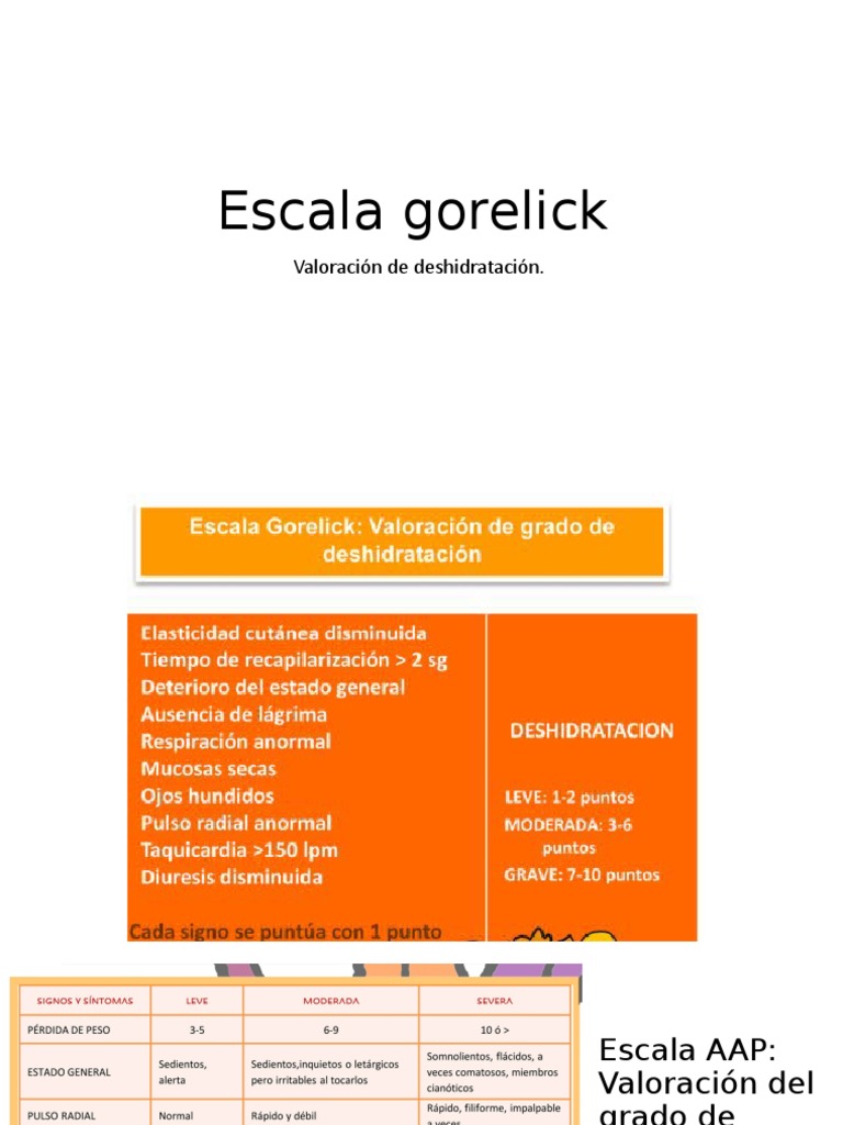 Escala Gorelick | PDF