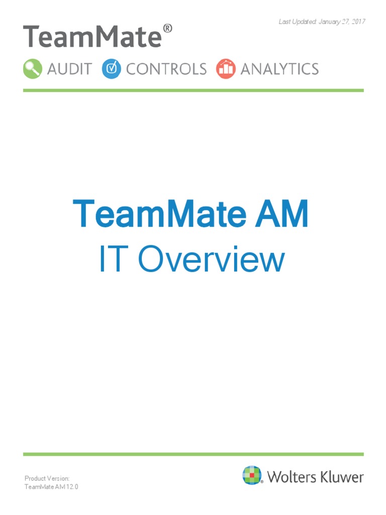 Team Mate+AM+IT+Overview+12 | PDF | Microsoft Access | Databases