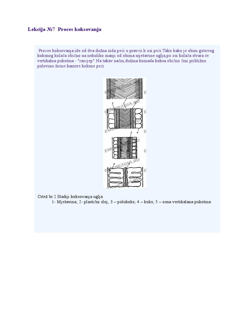 Lekcija - 7 Proces Koksovanja | PDF