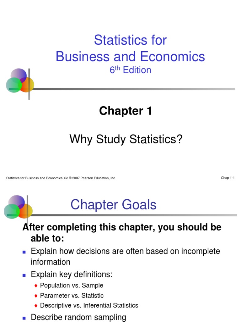 Chap01 Why Study Statistics | PDF | Statistical Inference | Statistics
