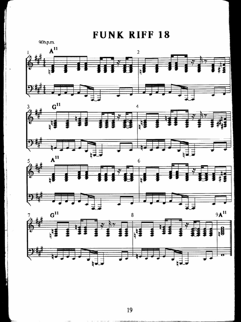 Funk Riff 17 | PDF