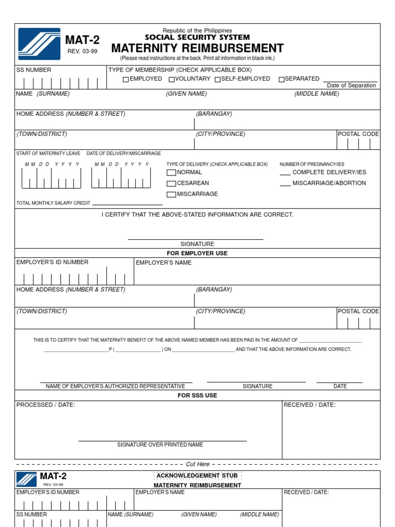 Mat2 Form | PDF | Miscarriage | Birth Certificate