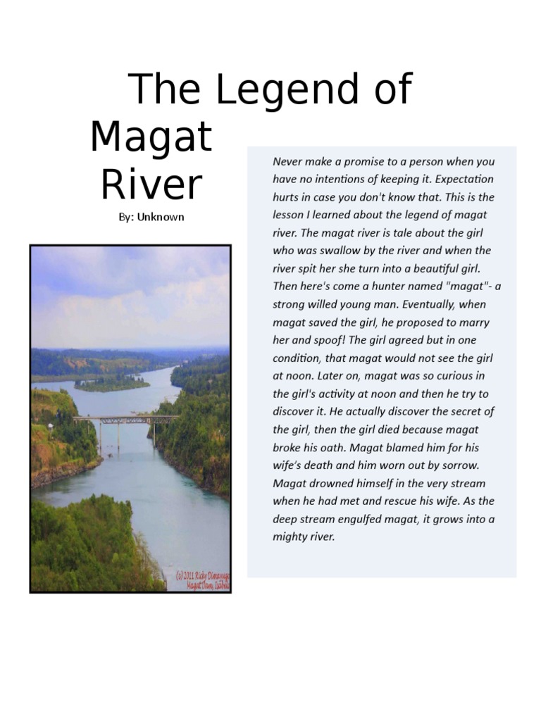 The Legend of Magat River | PDF