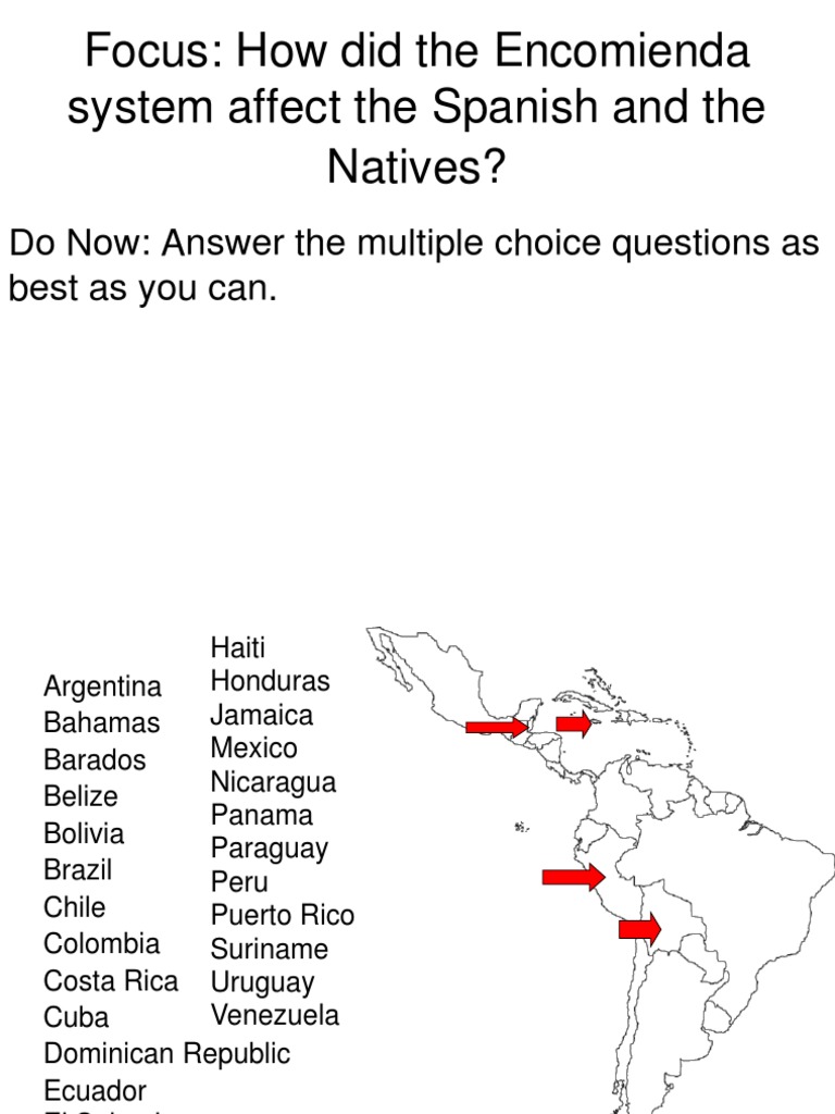 Focus: How Did The Encomienda System Affect The Spanish and The Natives ...