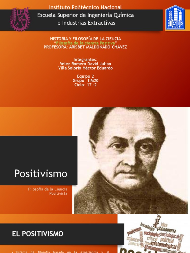 Positivismo | PDF | Positivismo | Filosofía de la Ciencia