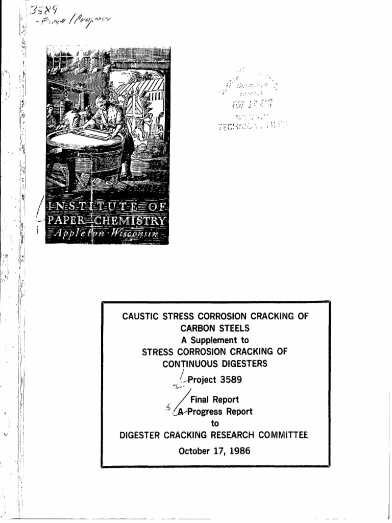 Caustic Stress Corrosion Cracking of Carbon Steels: 'Continuous Ii ...