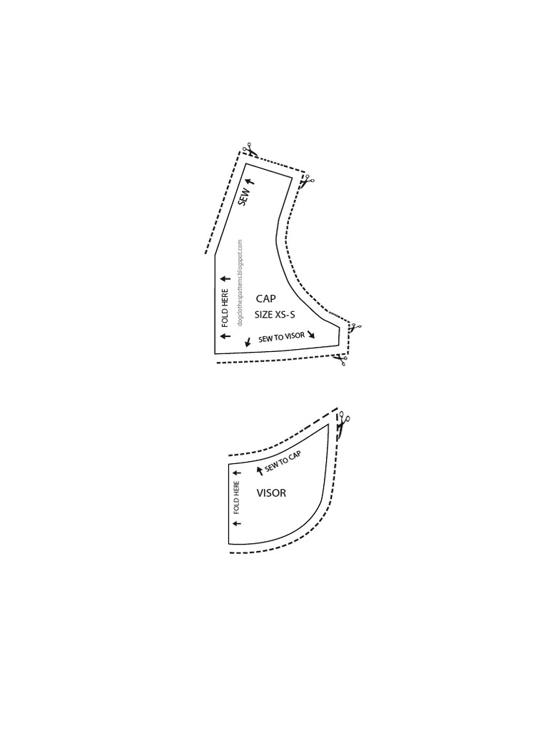 Dog Cap Pattern Xs-S | PDF