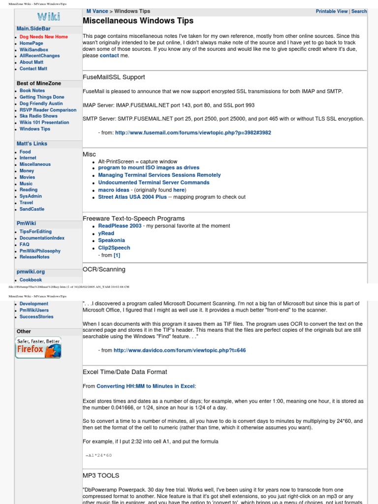 Windows Tips for Tech Enthusiasts | PDF | Windows Registry | Command Line Interface