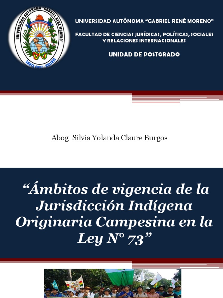 Ámbitos de Vigencia JIOC | PDF | Gente indígena | Jurisdicción