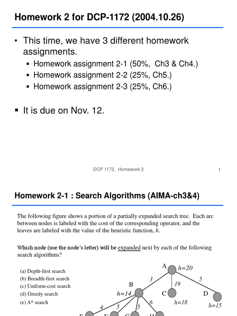 This Time, We Have 3 Different Homework Assignments | PDF | Algorithms ...