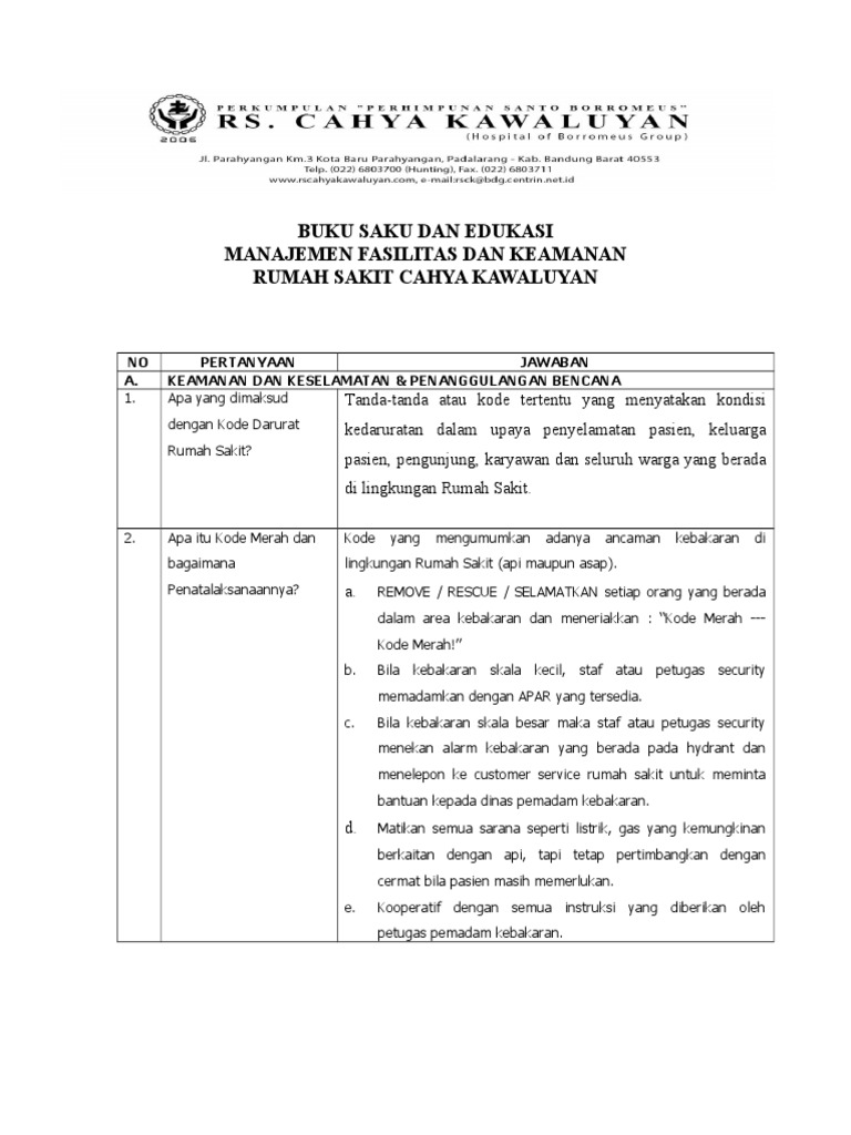 Isi Buku Saku MFK | PDF