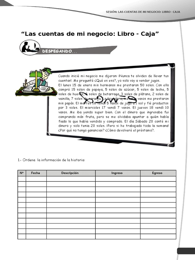 Cómo Llenar un Libro Caja Empresarial | PDF | Business