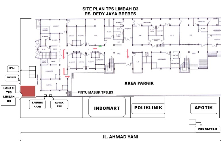 Site Plan Tps Limbah b3 | PDF