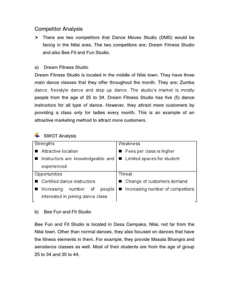 Competitor Analysis | PDF