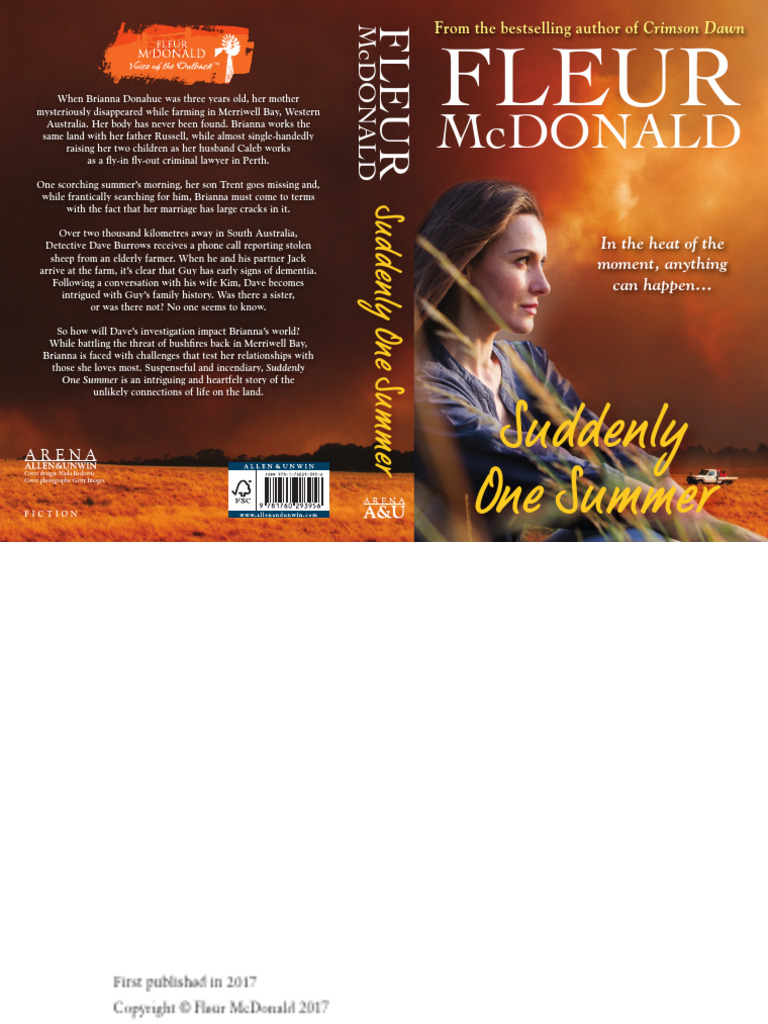 Suddenly One Summer by Fleur McDonald (Extract) | PDF | Rain | Wound