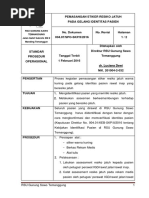 Spo Penggunaan Stiker Gelang Risiko Jatuh (1) Fix | PDF