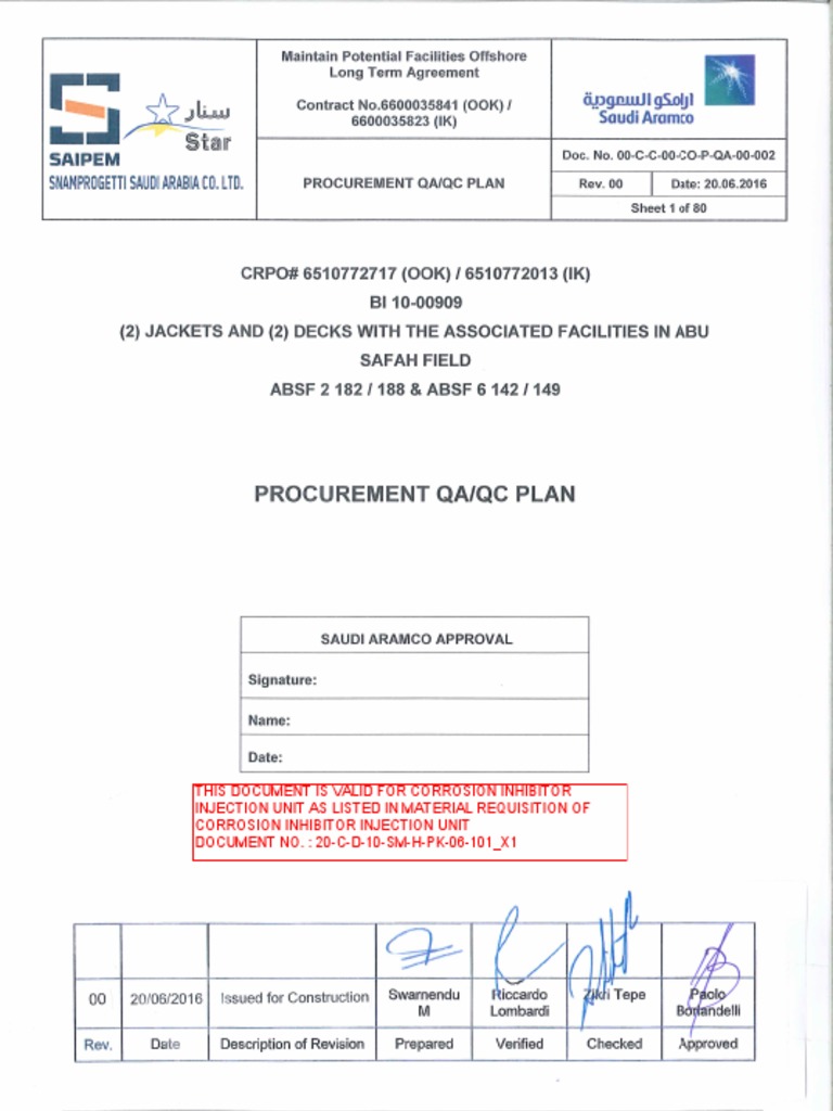 00 C C 00 Co P Qa 00 002 - 00 | PDF | Quality Assurance | Specification (Technical Standard)