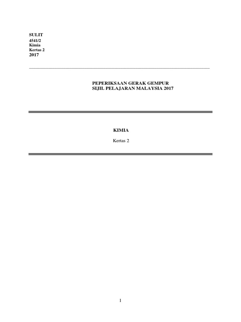 GG 1 K2 Soalan | PDF