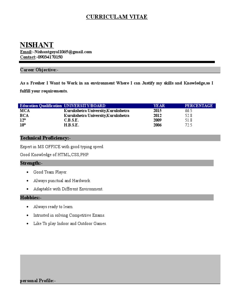 Nishant Resume | PDF