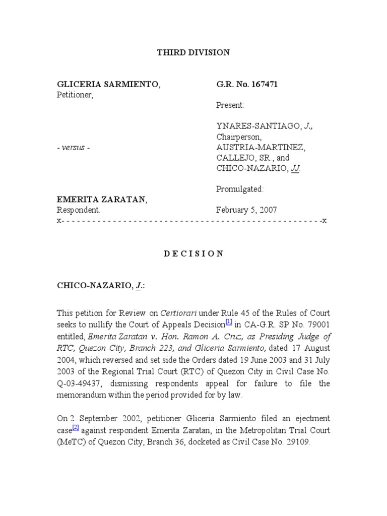 Court of Appeals Reinstates Appeal in Ejectment Case | PDF ...