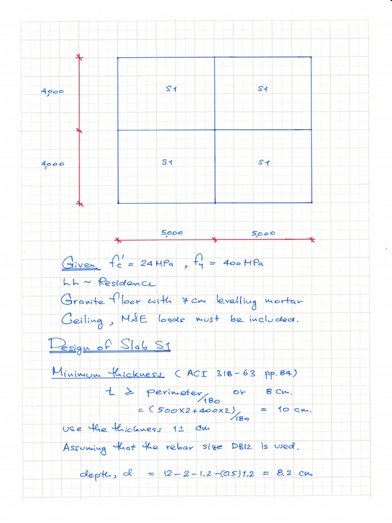Two Way Design Samply | PDF
