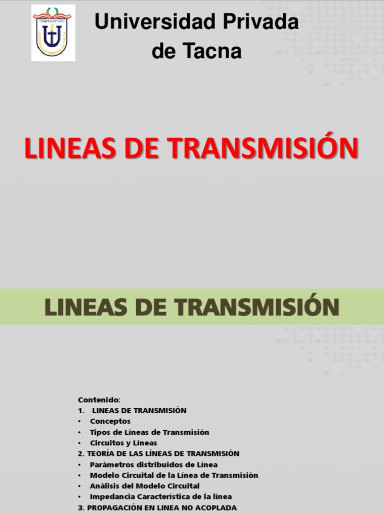 Lineas de Transmisión PDF | PDF | Línea de transmisión | Olas