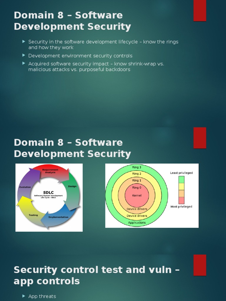 Domain 8 - Software Development Security | Download Free PDF | Object ...