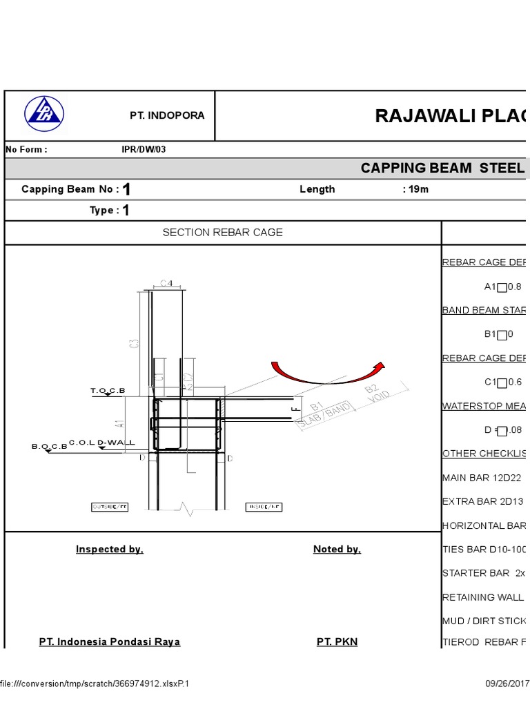 Checklist r1 | PDF | Components | Infrastructure