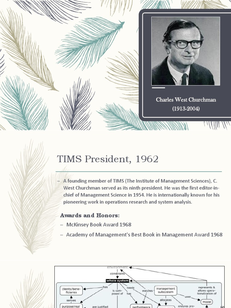 Charles West Churchman (1913-2004)