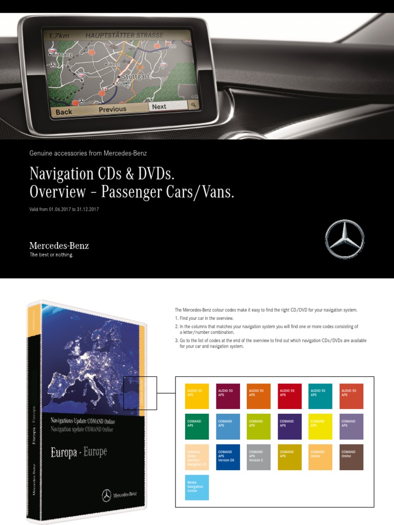Navigation Cds & Dvds. Overview - Passenger Cars/Vans.: Genuine ...