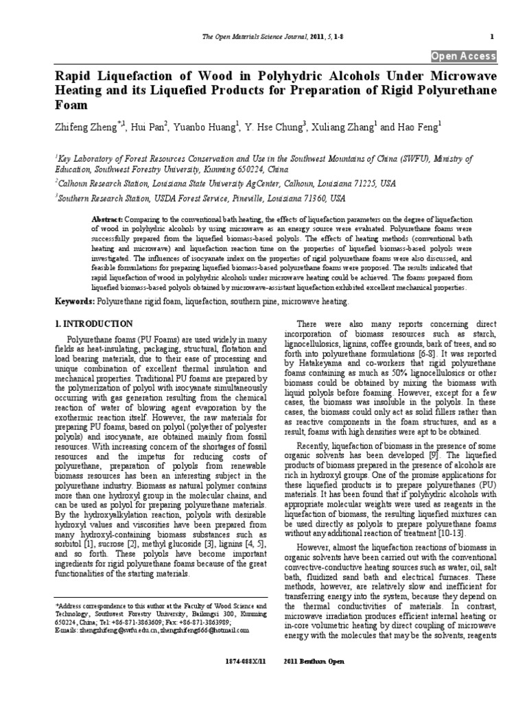 Indice de Oxidrilo | PDF | Polyurethane | Chemistry