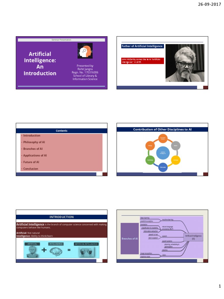 Artificial Intelligence: An | PDF | Computer Vision | Artificial ...