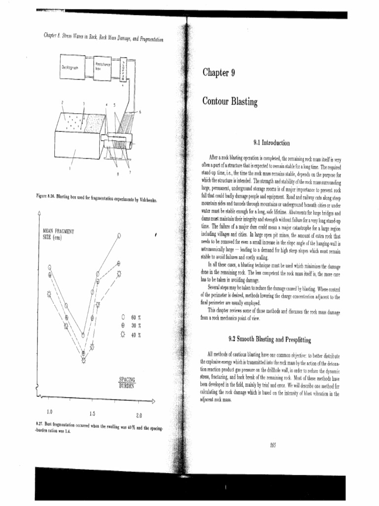 Rock Blasting and Explosives Engineering Chapter 9 PDF | PDF | Science ...