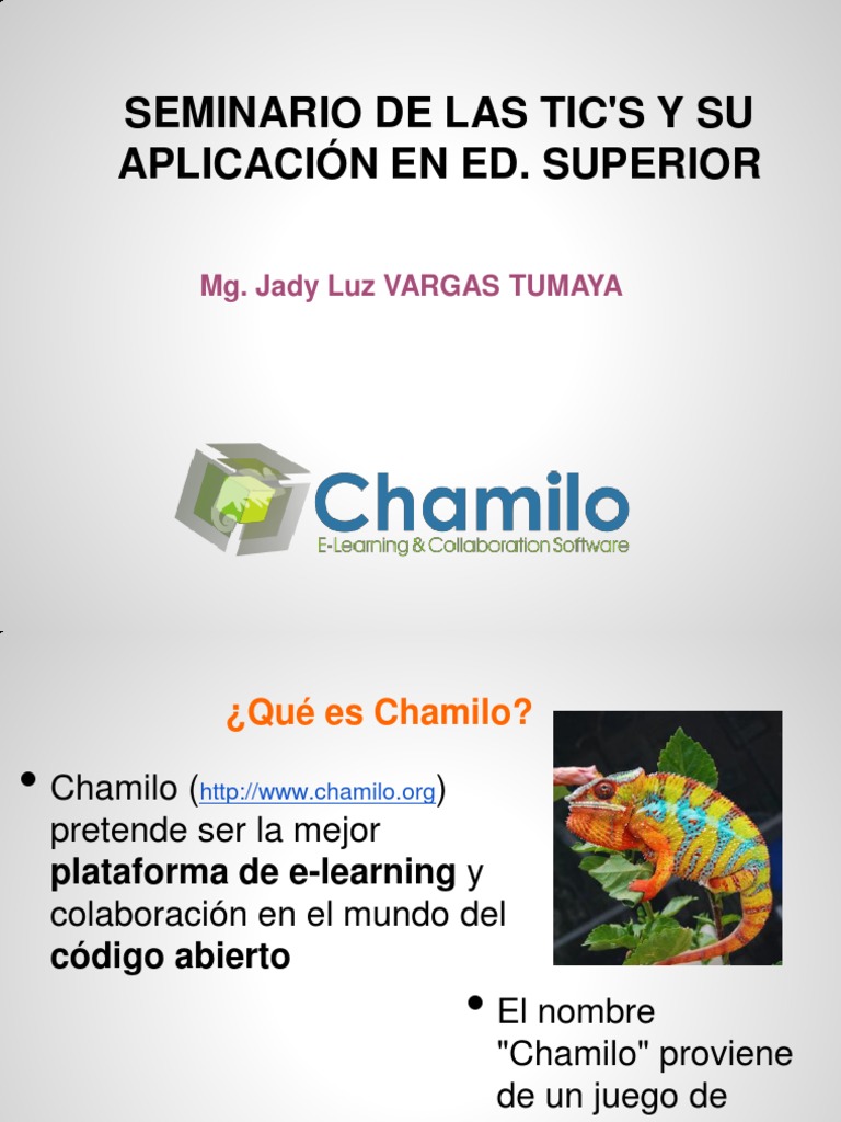 Chamilo Introduccion | PDF | Ingeniería Informática | Informática