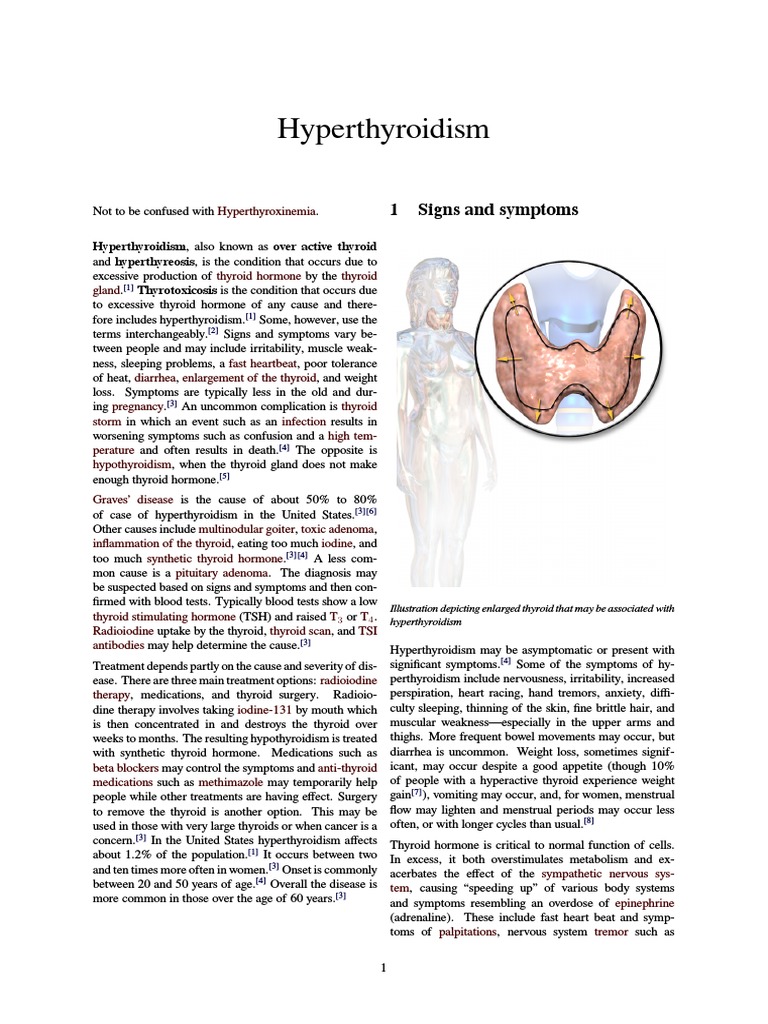 Hyperthyroid Is M | PDF | Hyperthyroidism | Thyroid