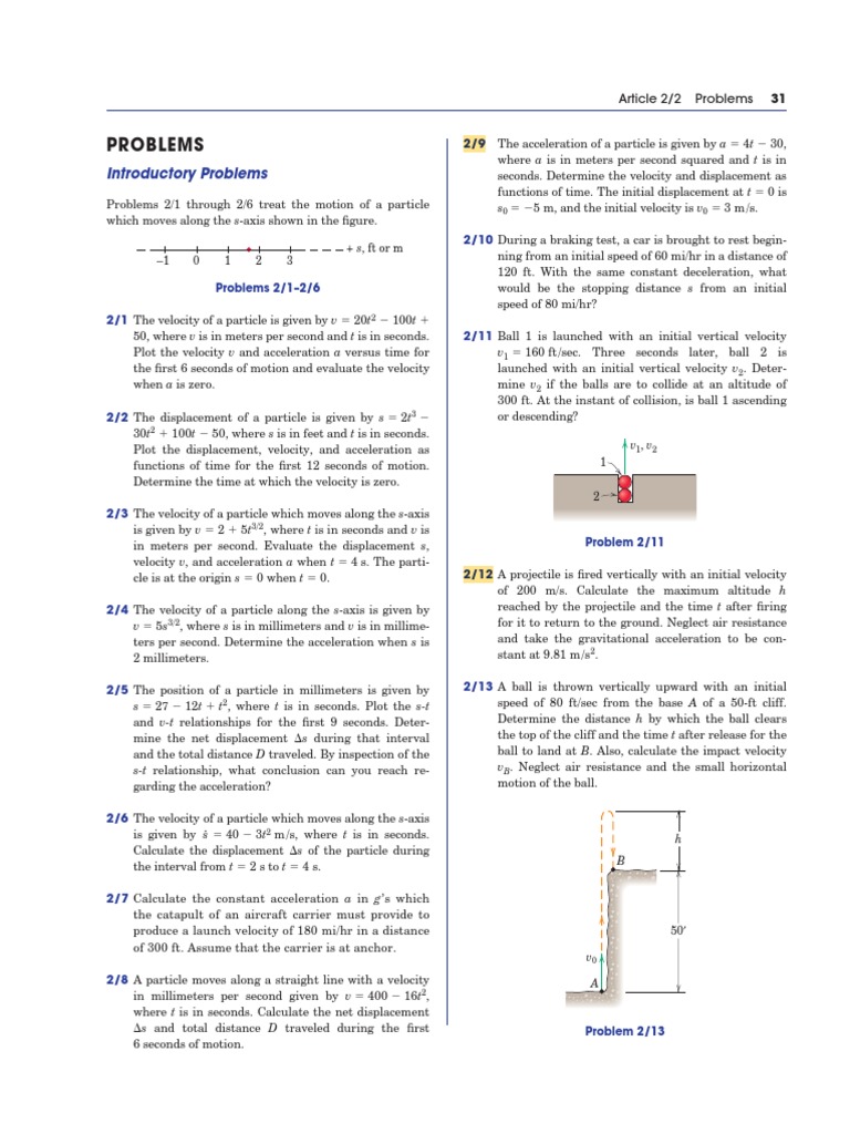 Assignment1 PDF | PDF | Acceleration | Velocity