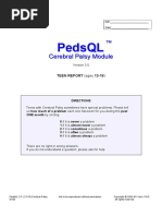 PTSS 10 Questionnaire | PDF | Psychiatry | Cognition