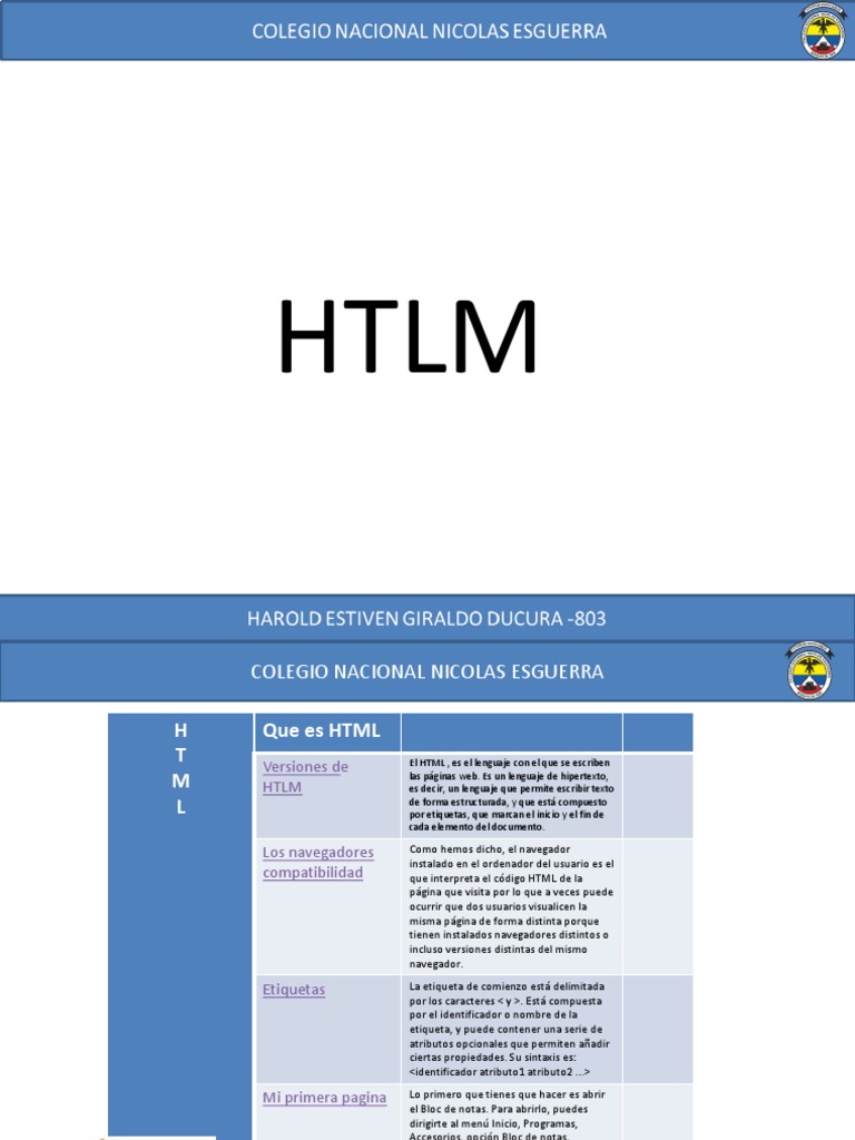HTLM | PDF