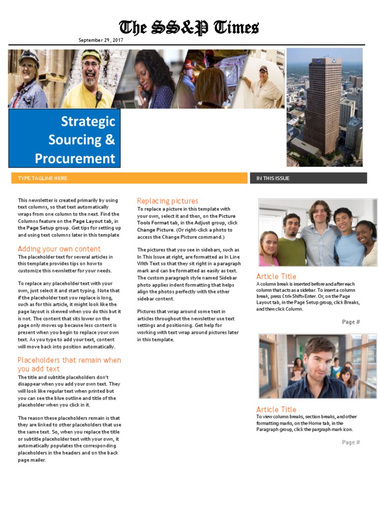 Newsletter | PDF | Page Layout | Paragraph