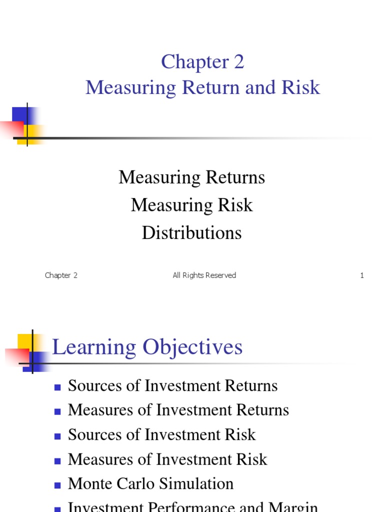 Measuring Return and Risk | Margin (Finance) | Standard Deviation