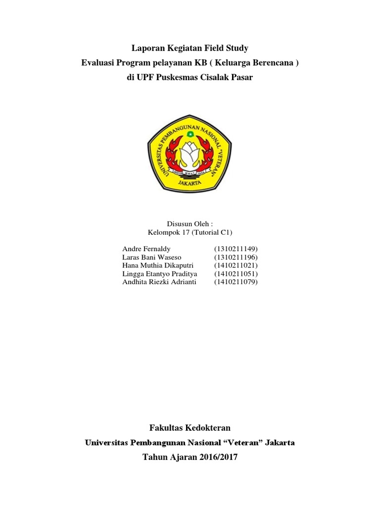 Laporan Evaluasi Program KB Puskesmas | PDF