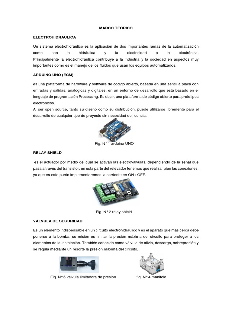 MARCO TEÓRICO 3er Laboratorio | PDF | Arduino | Solenoide