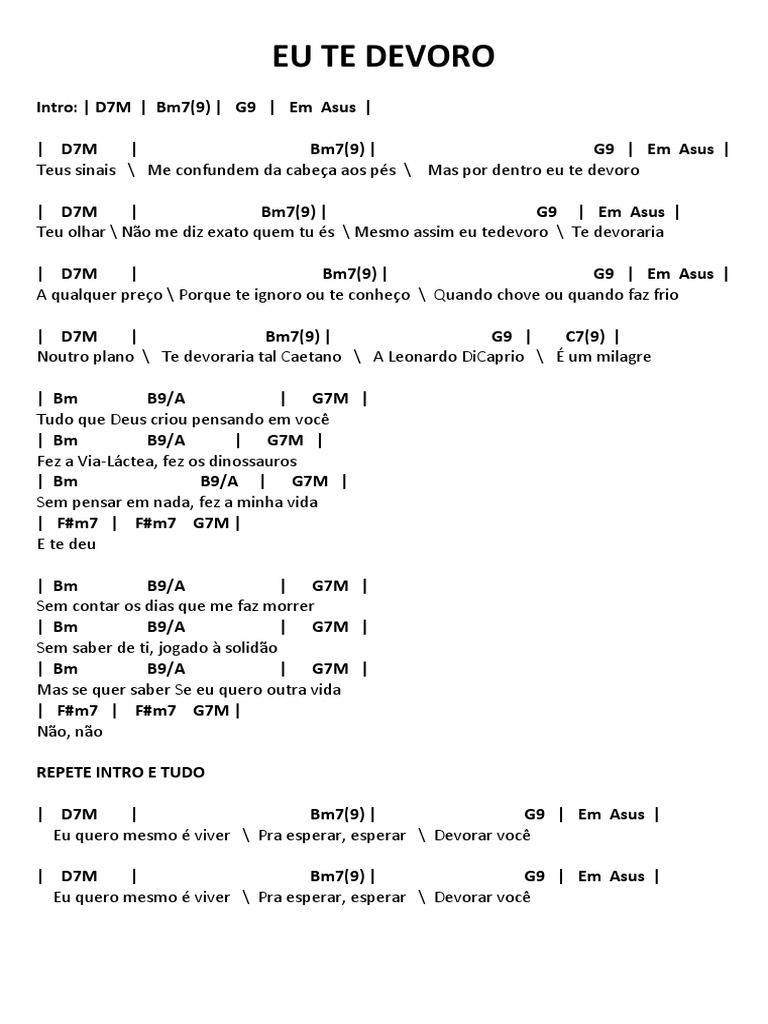 10 Eu Te Devoro | PDF