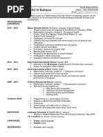 Fatima CV Example | PDF | Engineering | Teachers